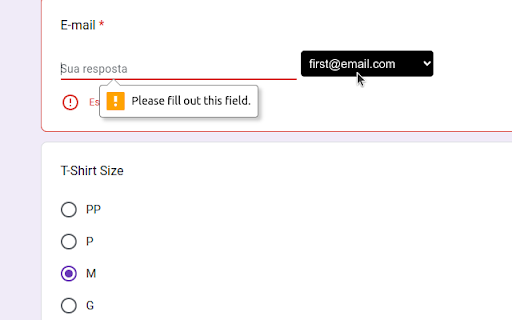Google Forms Autocomplete chrome extension: Enable autocomplete on ... Google Forms Autocomplete chrome extension: Enable autocomplete on ...