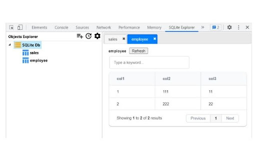 SQLite Explorer chrome extension: Explore SQLite databases and tables SQLite Explorer chrome extension: Explore SQLite databases and tables
