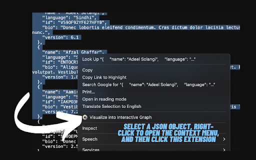 JSON Viewer - Visualize into interactive graphs chrome extension: User ... JSON Viewer - Visualize into interactive graphs chrome extension: User ...